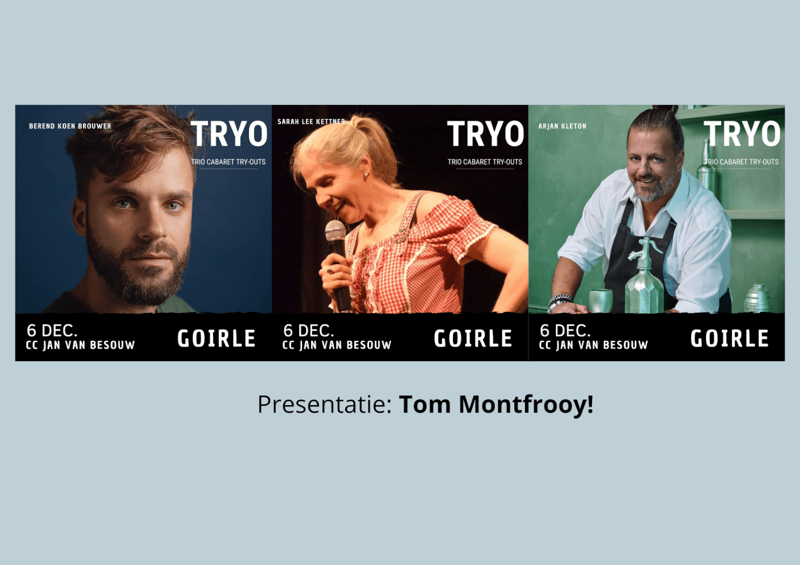 TRYO | Trio cabaret try outs - Jan van Besouw